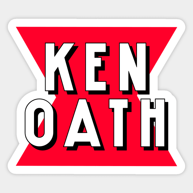 Ken oath australian phrase bogan aussie meme - Yeah - Sticker | TeePublic